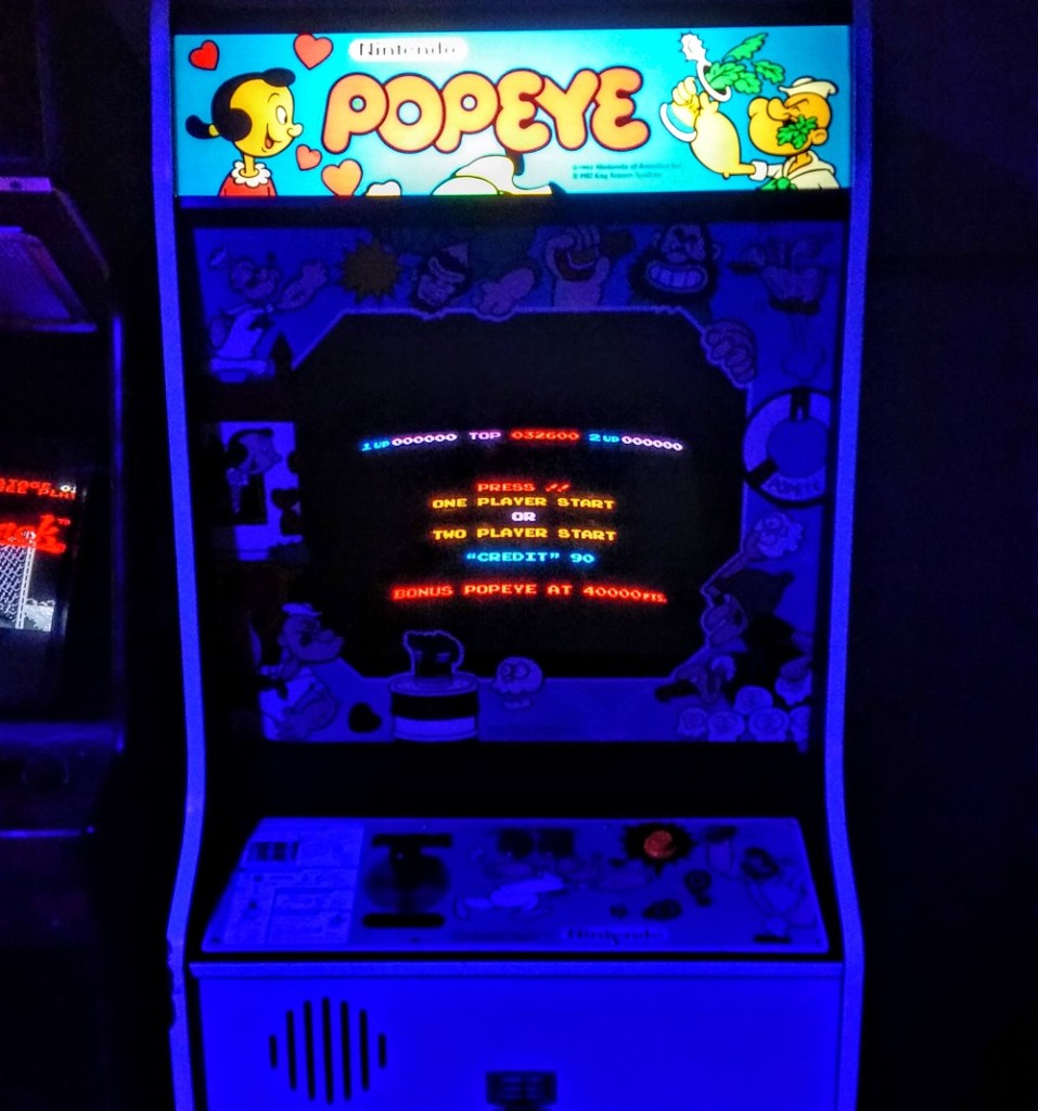 Nintendo’s Popeye Arcade Game (Carolina Arcade Museum) – Neko Random