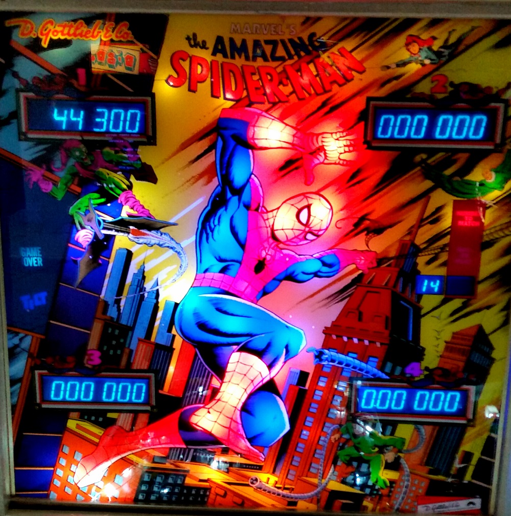 The Amazing Spider-Man Pinball Machine (Carolina Arcade Museum) – Neko ...