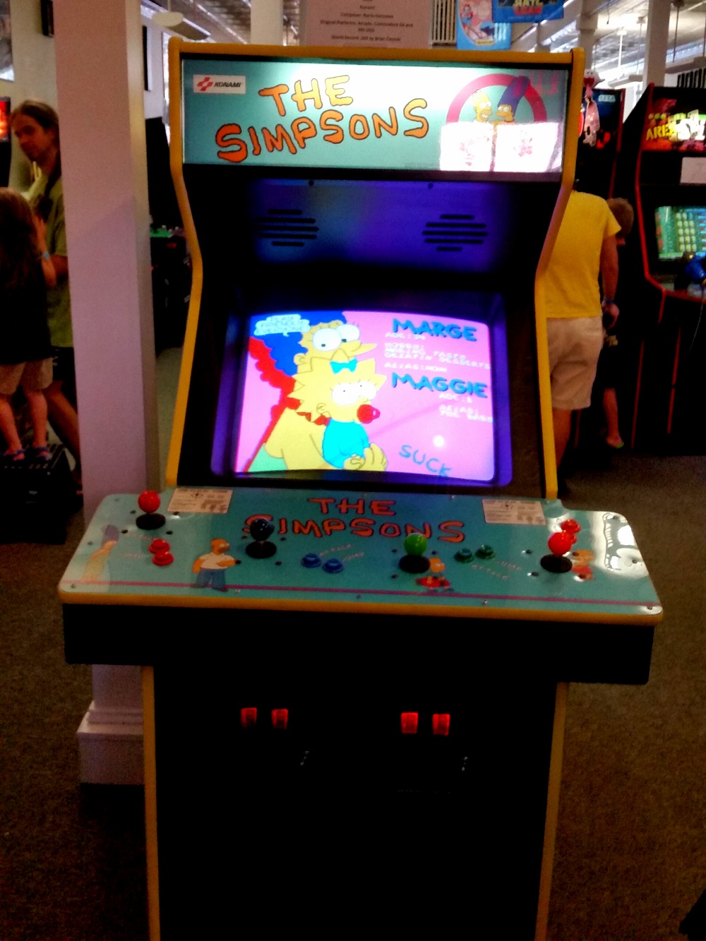 The Simpsons Arcade Game (Carolina Arcade Museum) – Neko Random