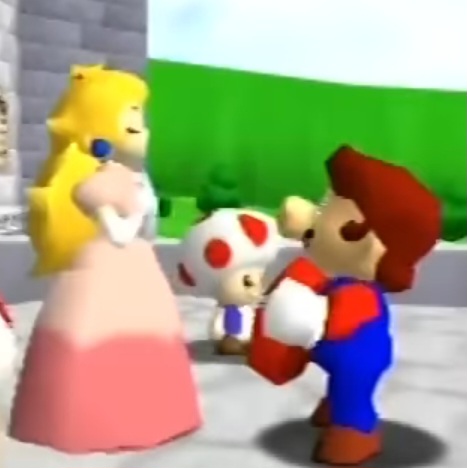 Fun Fact: Princess Toadstool Becoming Princess Peach in Super Mario 64 ...